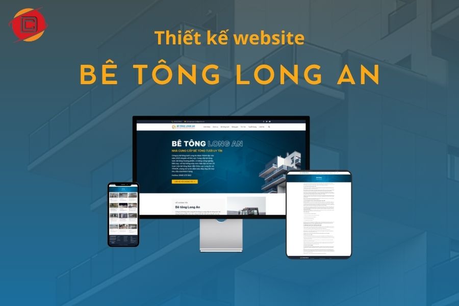 Thiết kế website Bê tông - Bê tông Long An